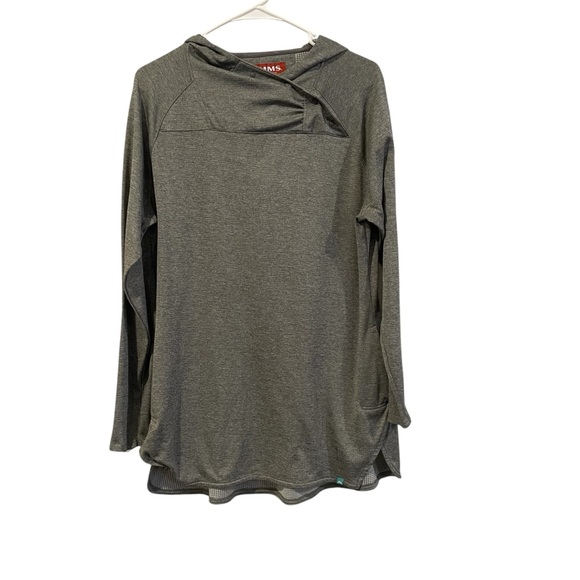 Simms | Tops | Simms Gray Breeze Tunic Hoodie Womens L | Poshmark